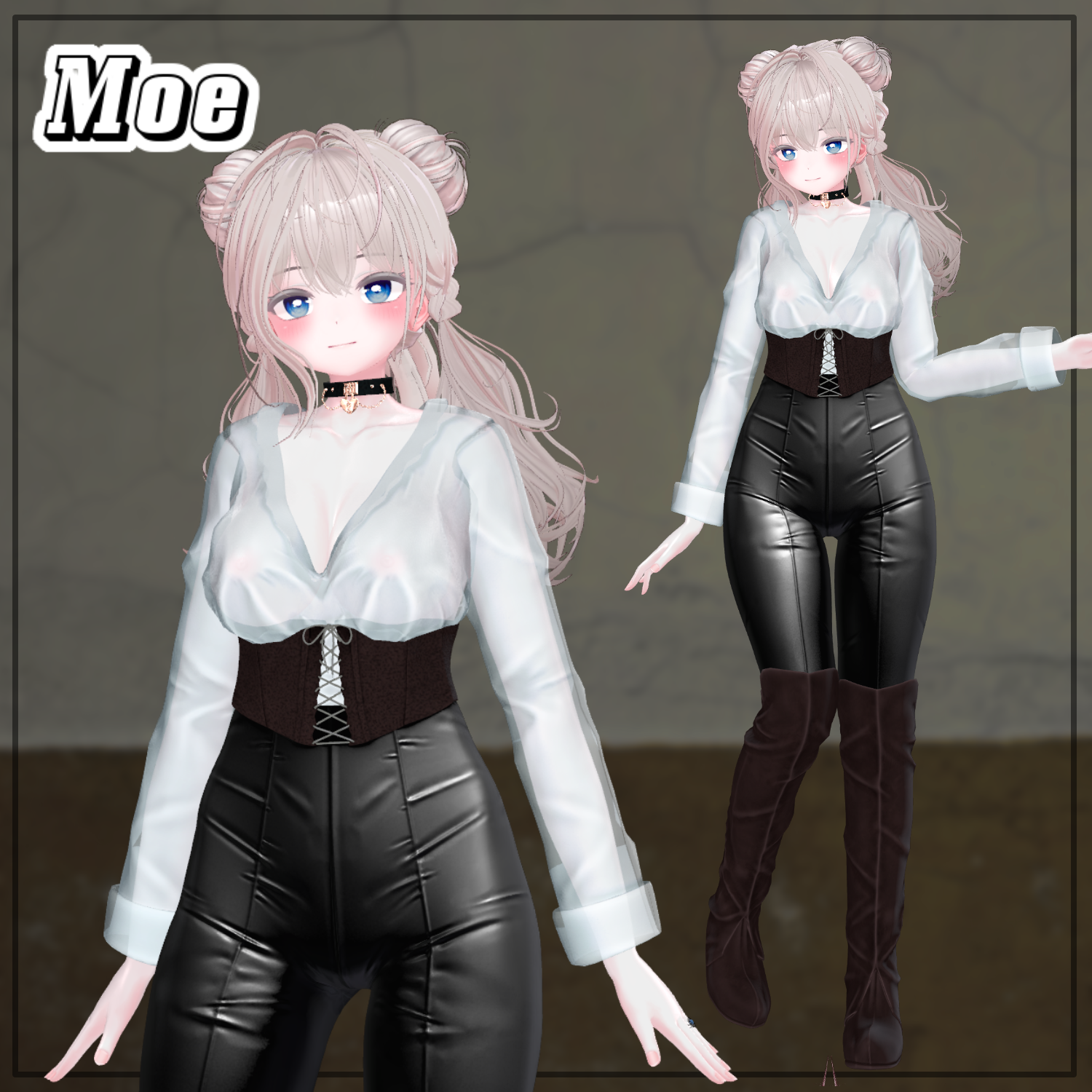 3アバター対応】 Cow Girl 【VRChat想定】 - Overay - BOOTH