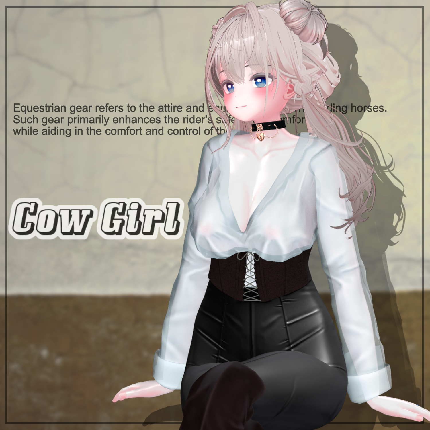3アバター対応】 Cow Girl 【VRChat想定】 - Overay - BOOTH