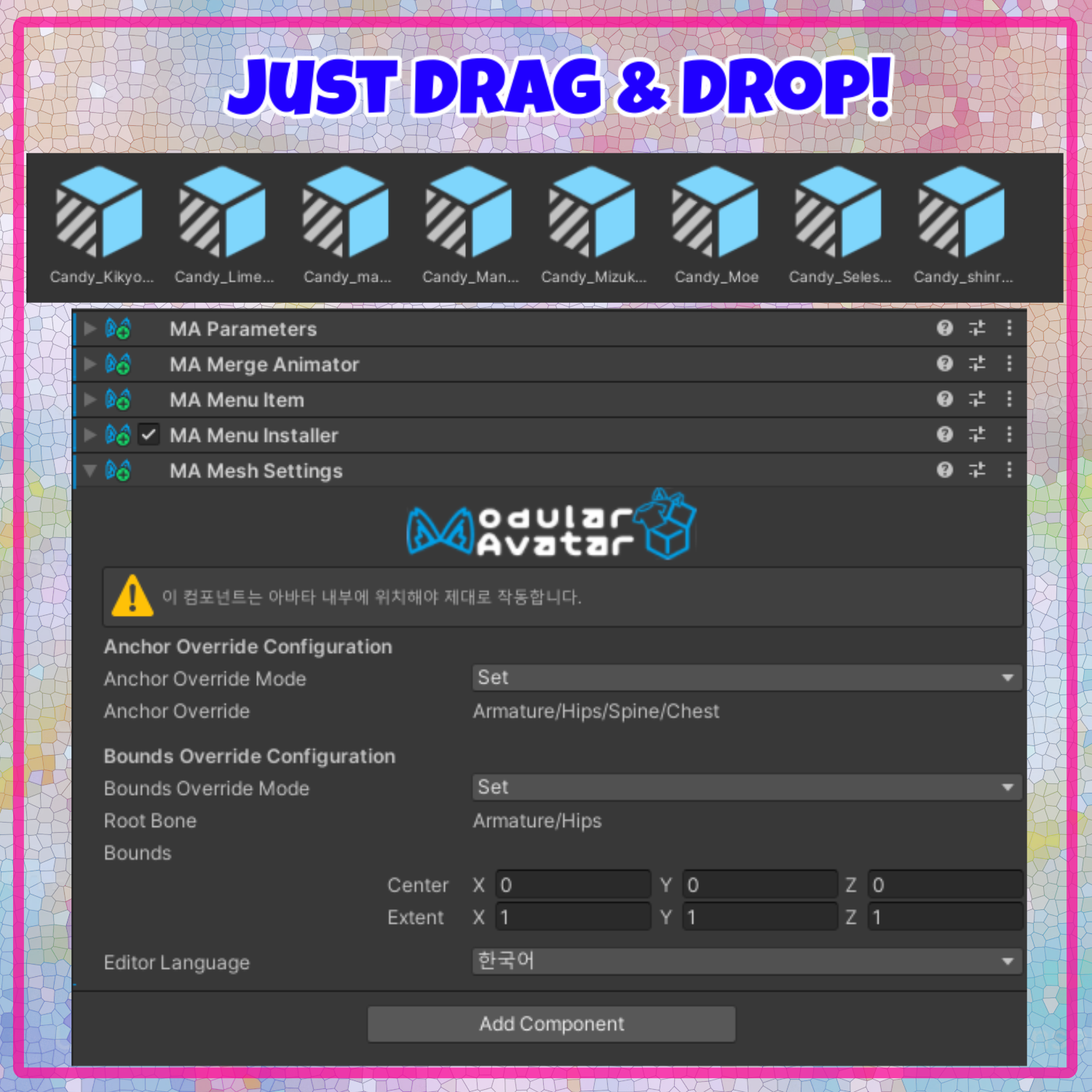 【PB】【Animation】 VRC Candy Asset - Overay - BOOTH