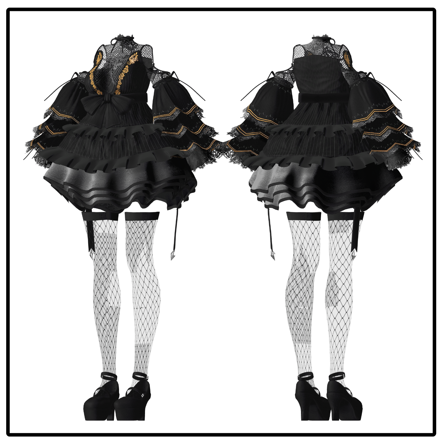 【PB】【 5アバター対応】 Goth 【VRChat想定】 - Overay - BOOTH