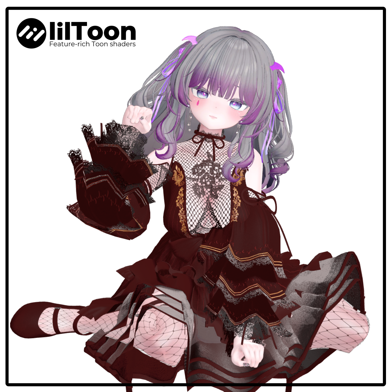【PB】【 5アバター対応】 Goth 【VRChat想定】 - Overay - BOOTH