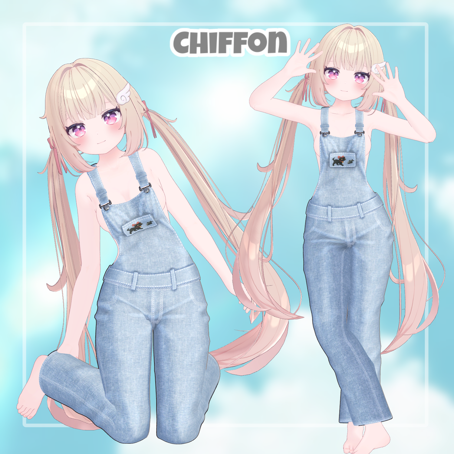 【8アバター対応】 Kitty Patch 【VRChat想定】 - Overay - BOOTH