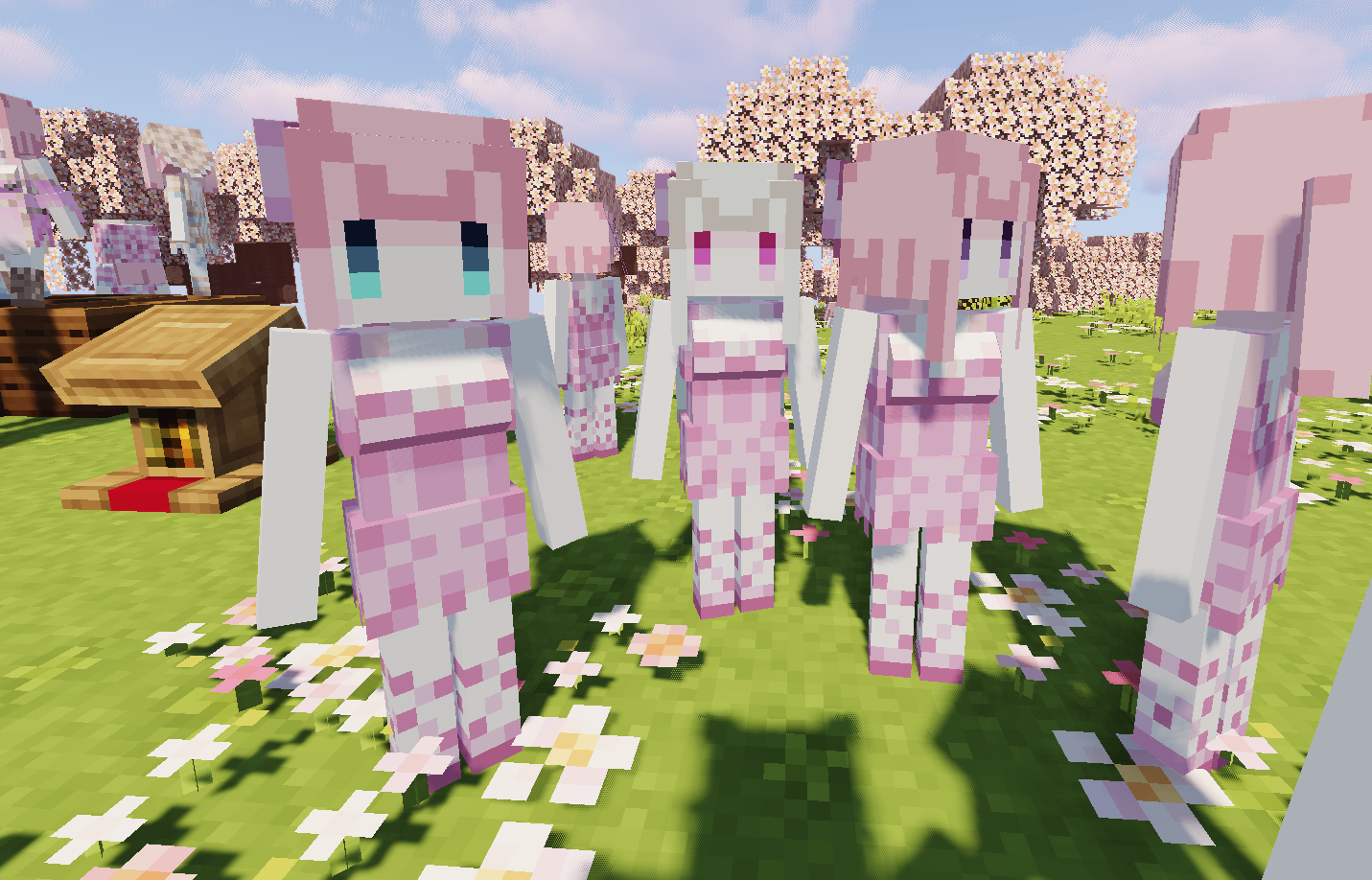 Melody's Cute Girl Villagers Minecraft Resource Pack Early Access ...