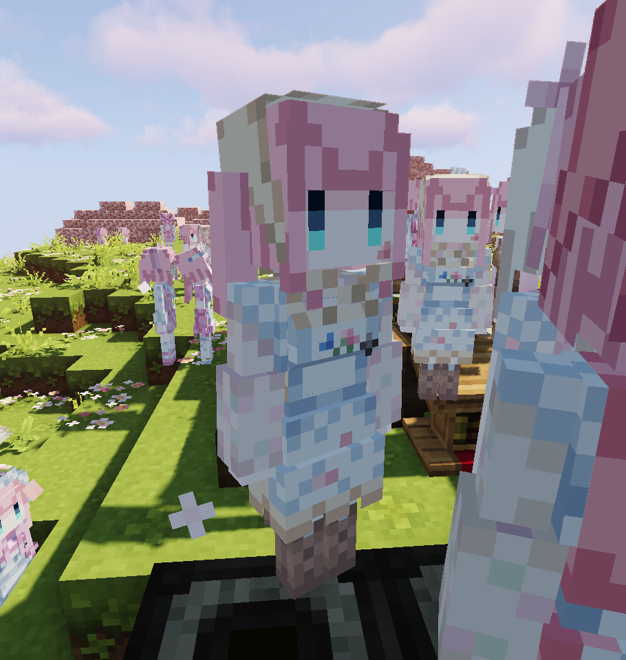 Melody's Cute Girl Villagers Minecraft Resource Pack Early Access ...