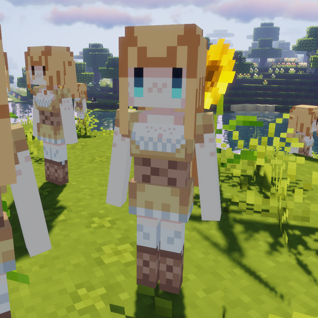 Melody's Cute Girl Villagers Minecraft Resource Pack Early Access ...