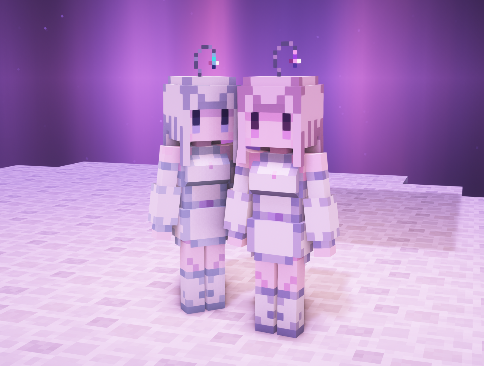 Melody's Cute Girl Villagers Minecraft Resource Pack Early Access ...