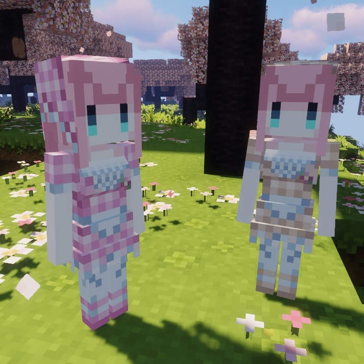 Melody's Cute Girl Villagers Minecraft Resource Pack Early Access ...