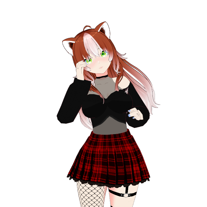 Red Panda vtuber vroid - Meira Rune - BOOTH