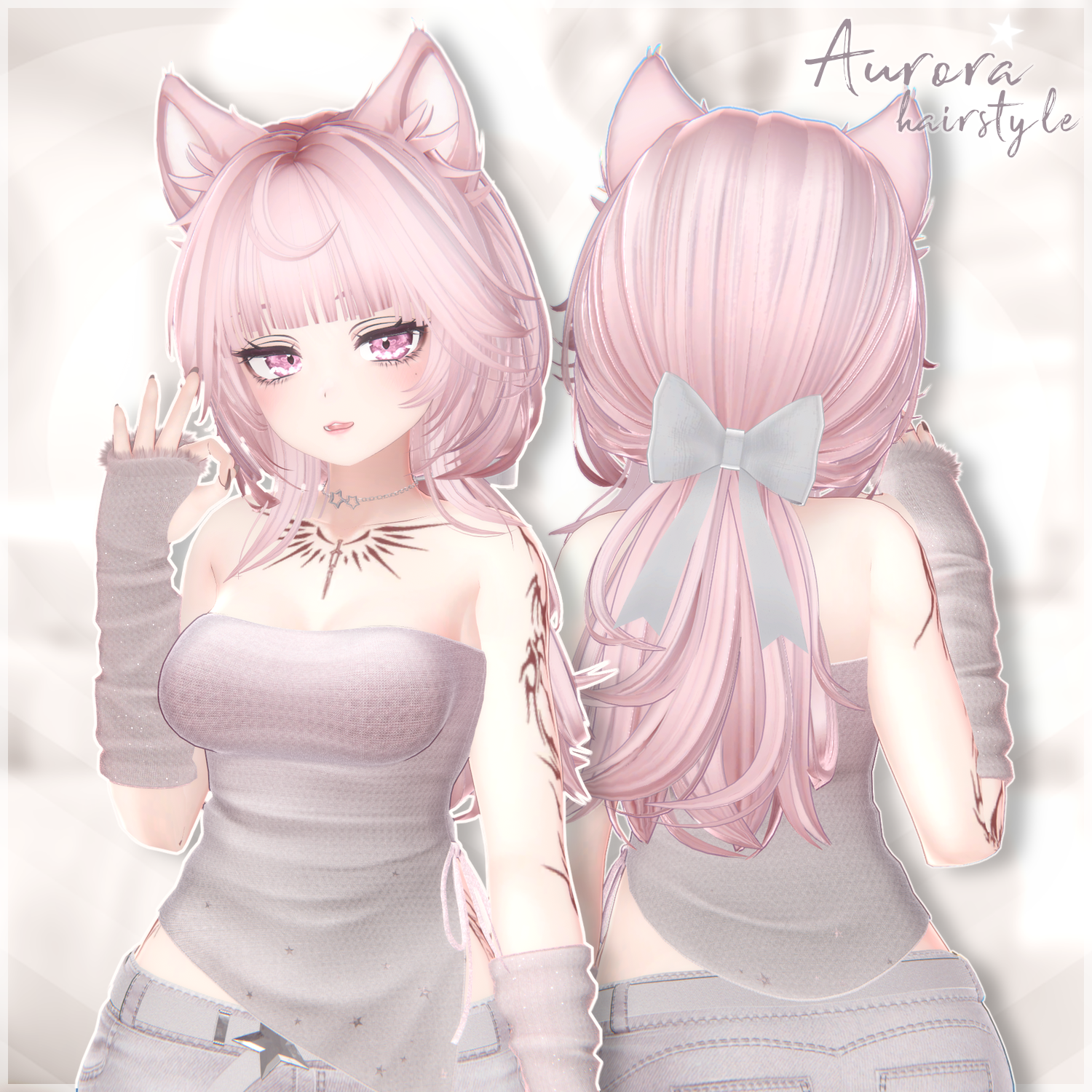 SALE 【 QVK 】 Aurora Hairstyle 【14 avatar 】 - QVK - BOOTH