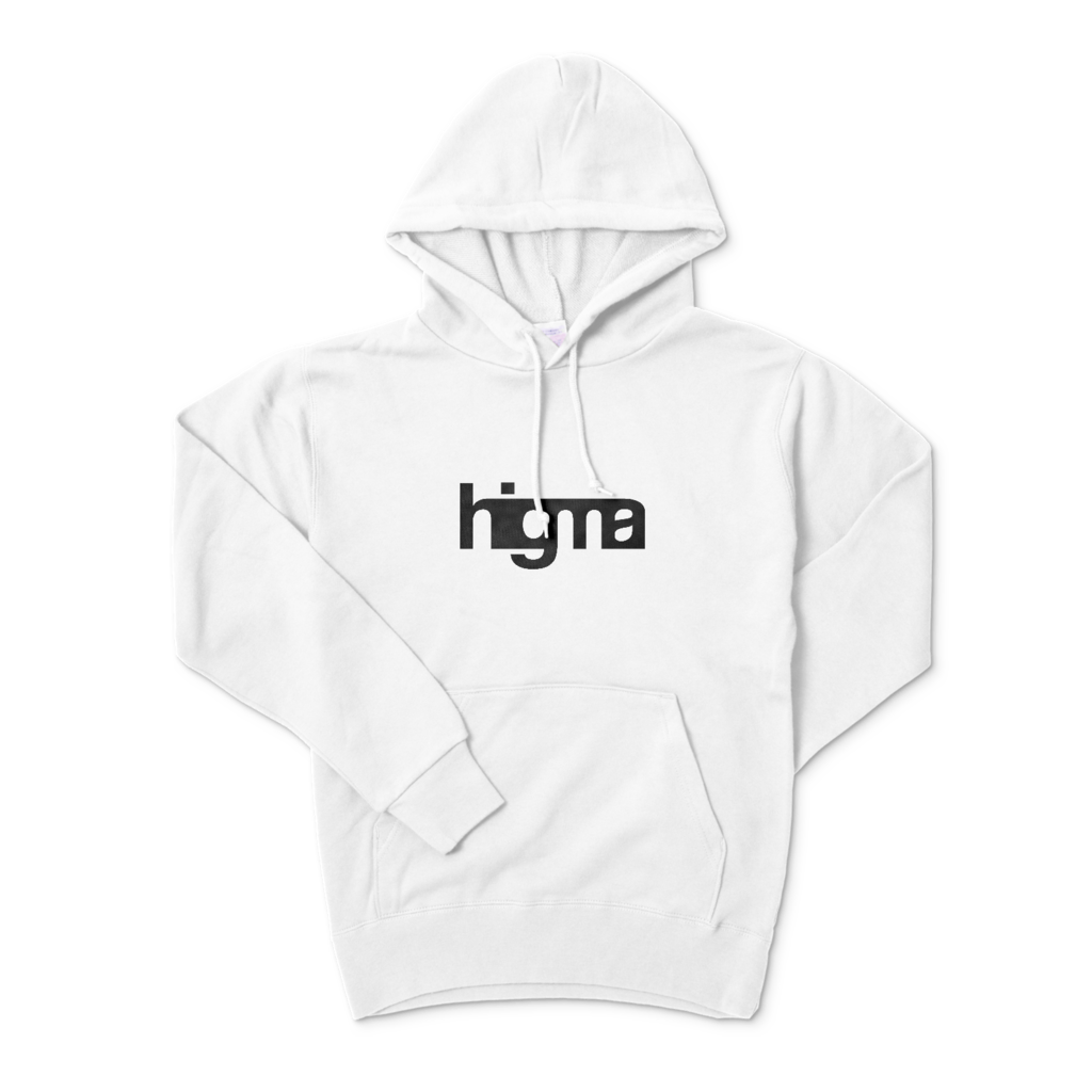 ロゴパーカー（ホワイト） - higma shop - BOOTH