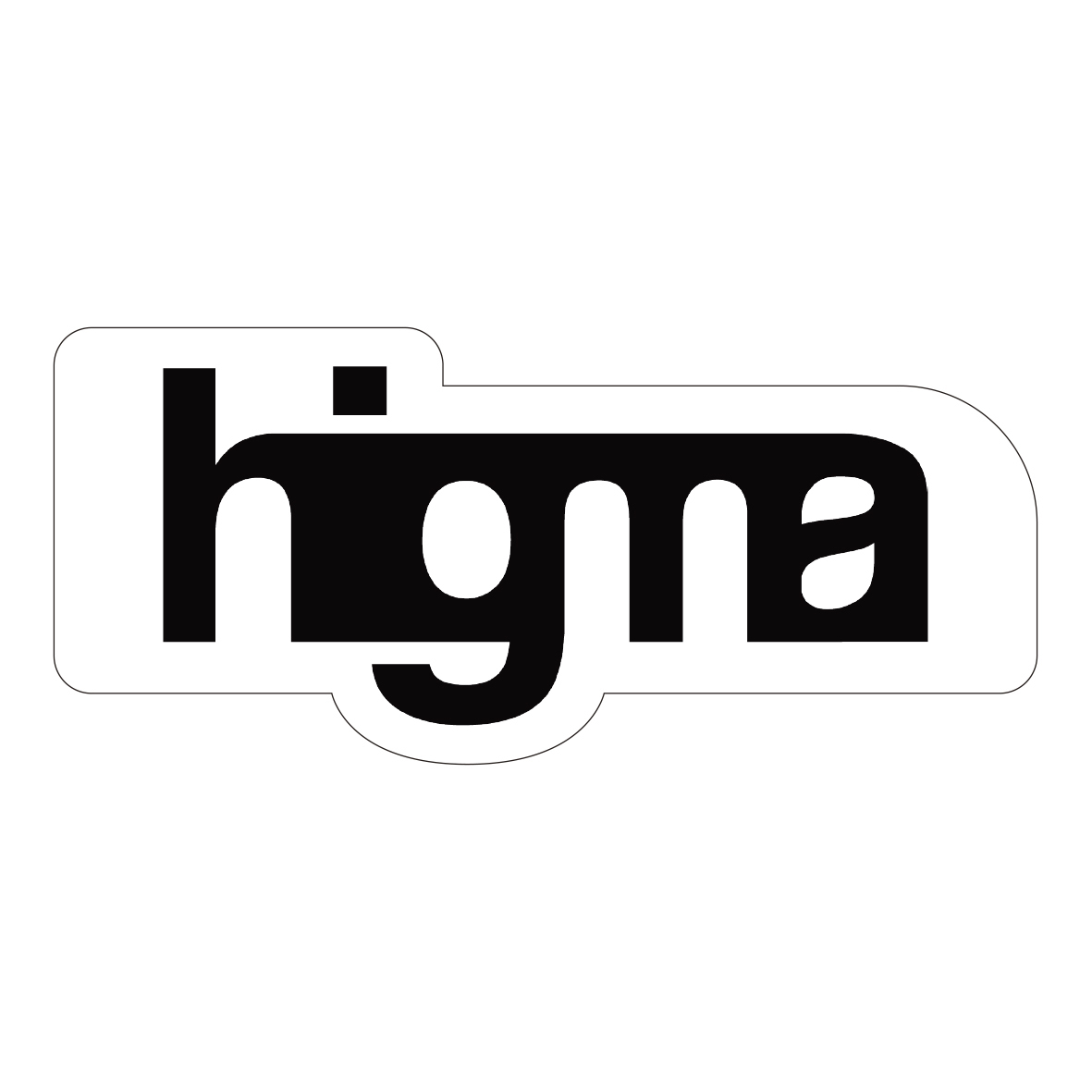 LOGOシール - higma shop - BOOTH