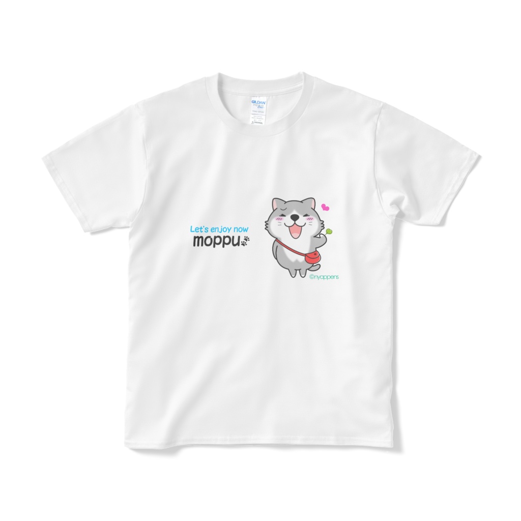 ねこなのよmoppuちゃんTシャツ（にゃはは～） - nyappens - BOOTH