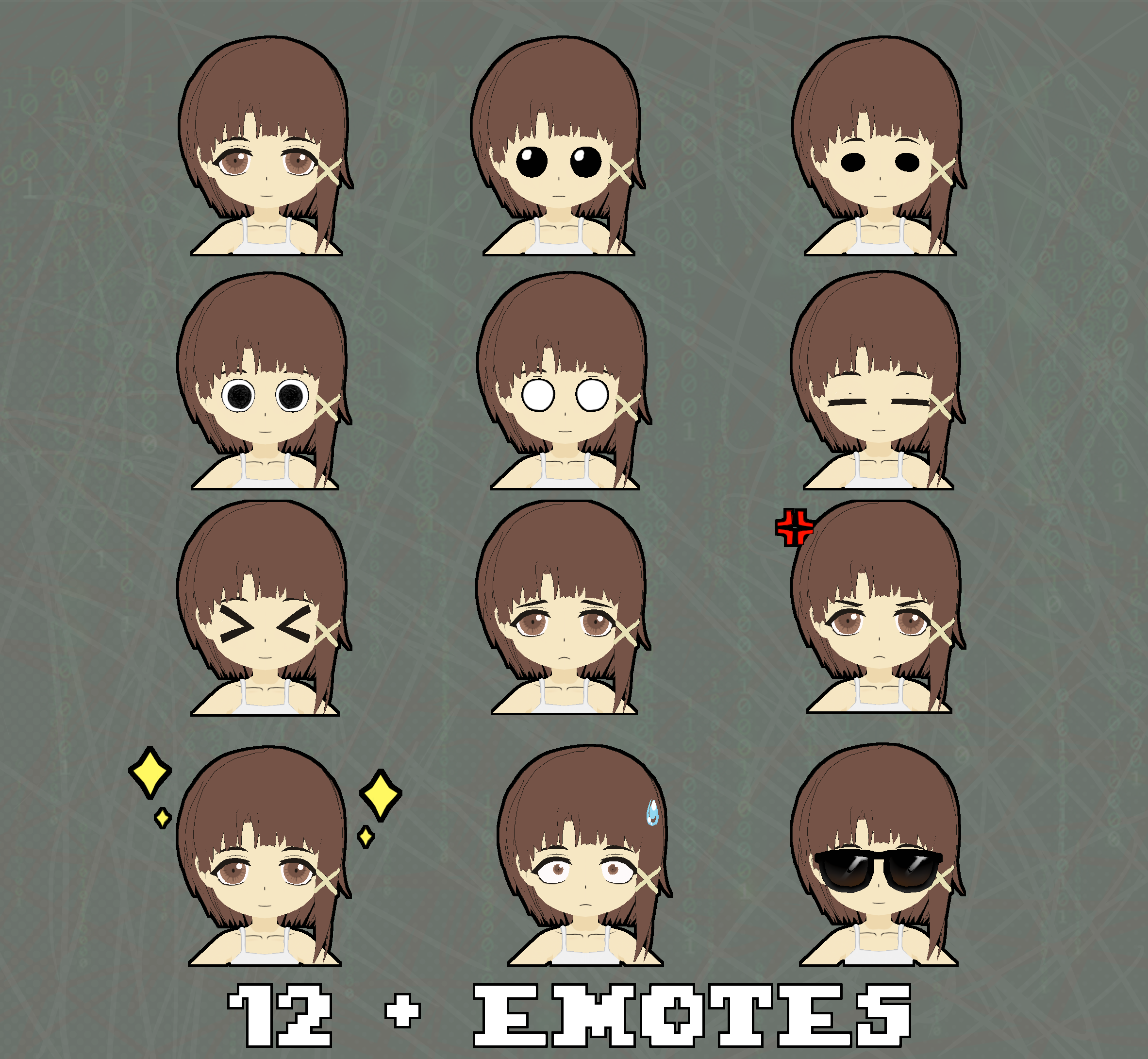 Lain [VRC Avatar] Serial Experiments Lain - birdchii - BOOTH