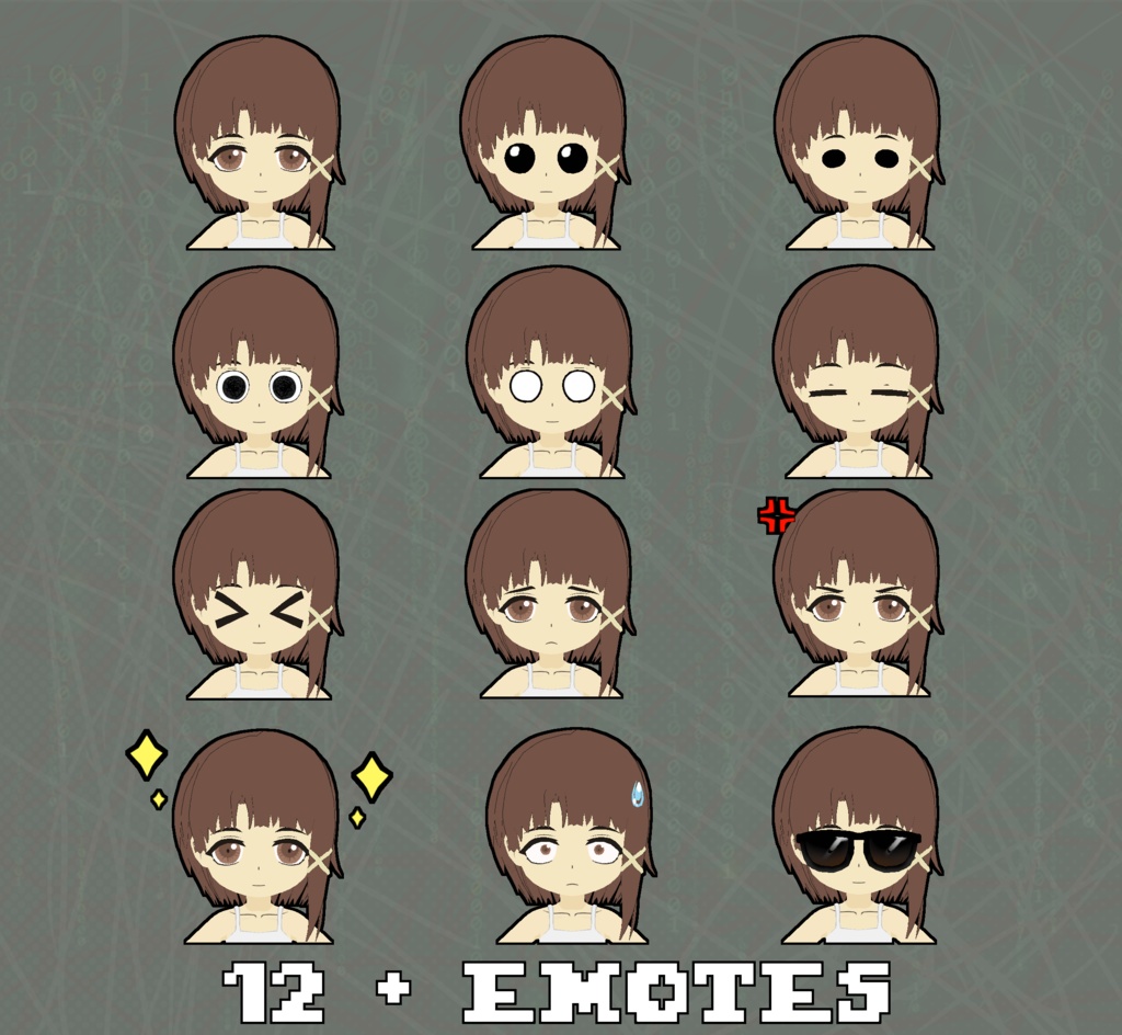 Lain [VRC Avatar] Serial Experiments Lain - birdchii - BOOTH