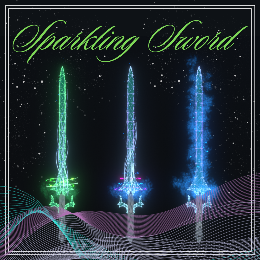 【VRChat想定】 Sparkling Sword - Kee「きー」 - BOOTH