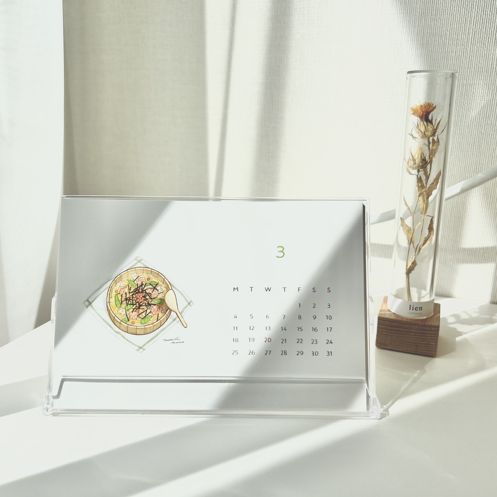 カレンダー2024：日本の行事食 - inoue machi - BOOTH