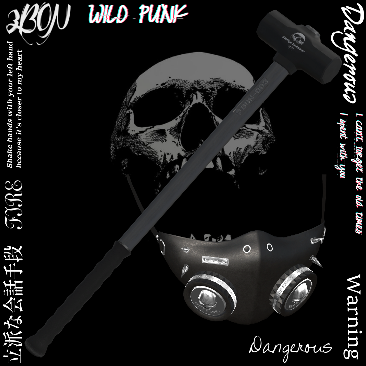 Wild Punk (for Karin, Rusk) #3BON - 3BON - BOOTH