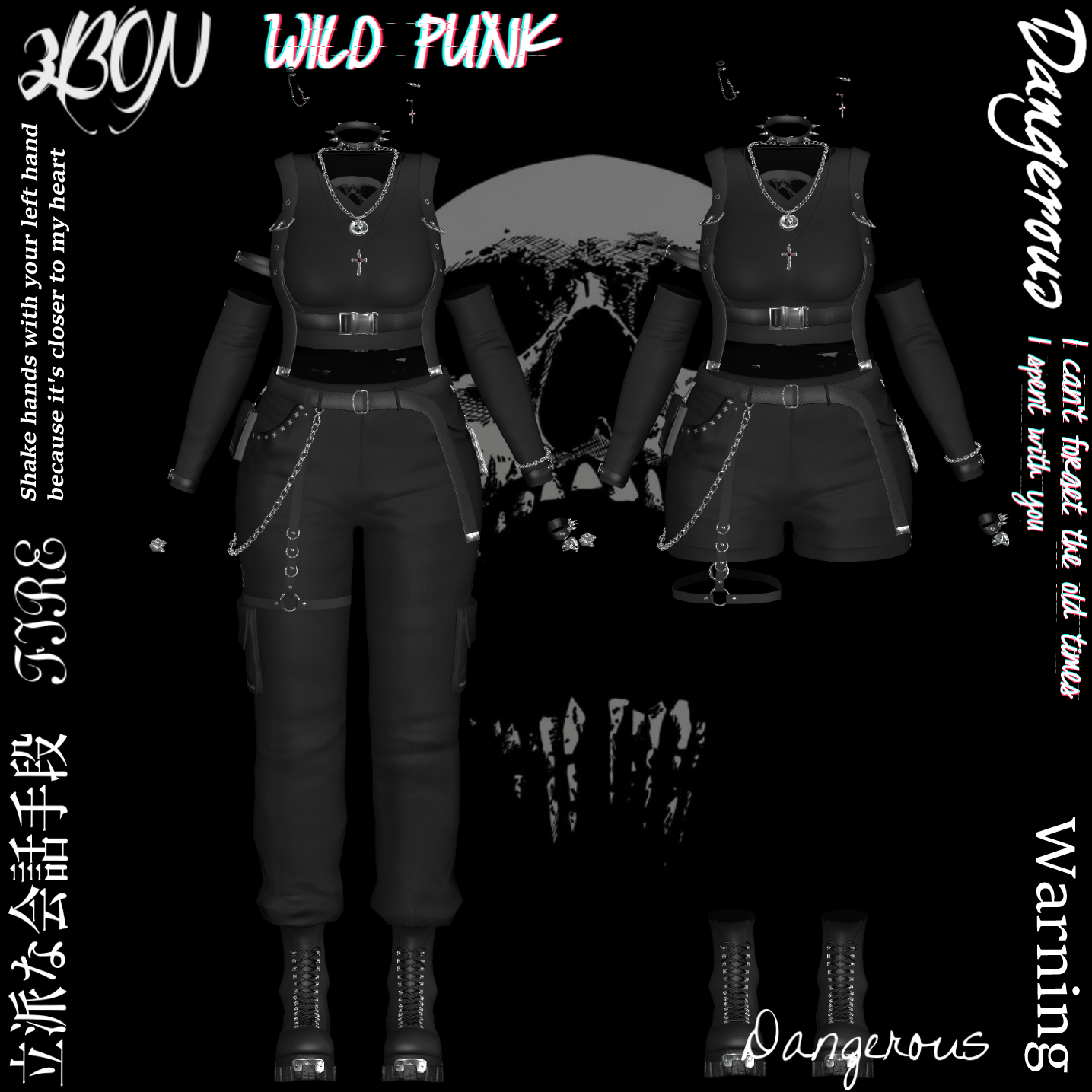 Wild Punk (for Karin, Rusk) #3BON - 3BON - BOOTH