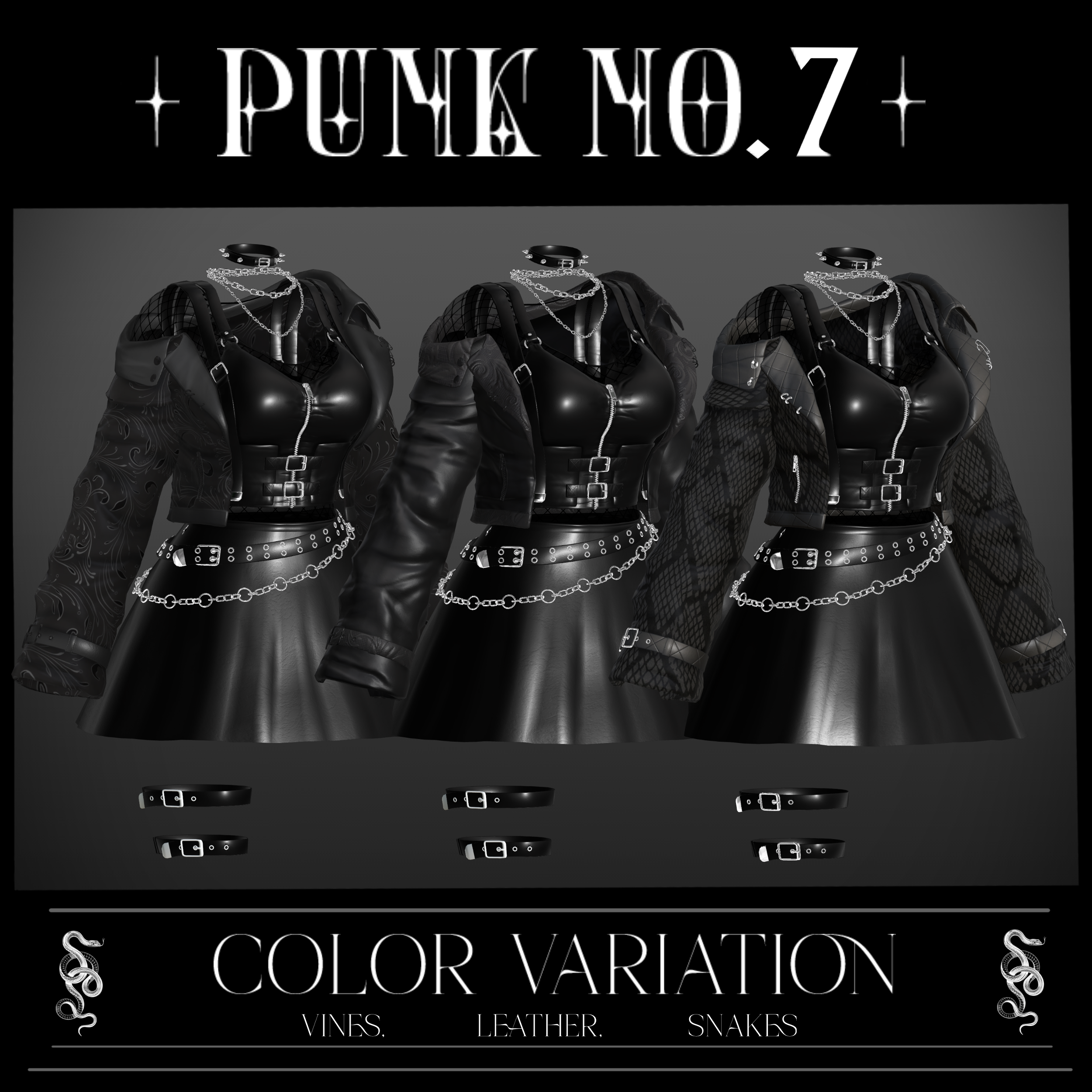 Punk No.7 (for Female avatars) #3BON - 3BON - BOOTH