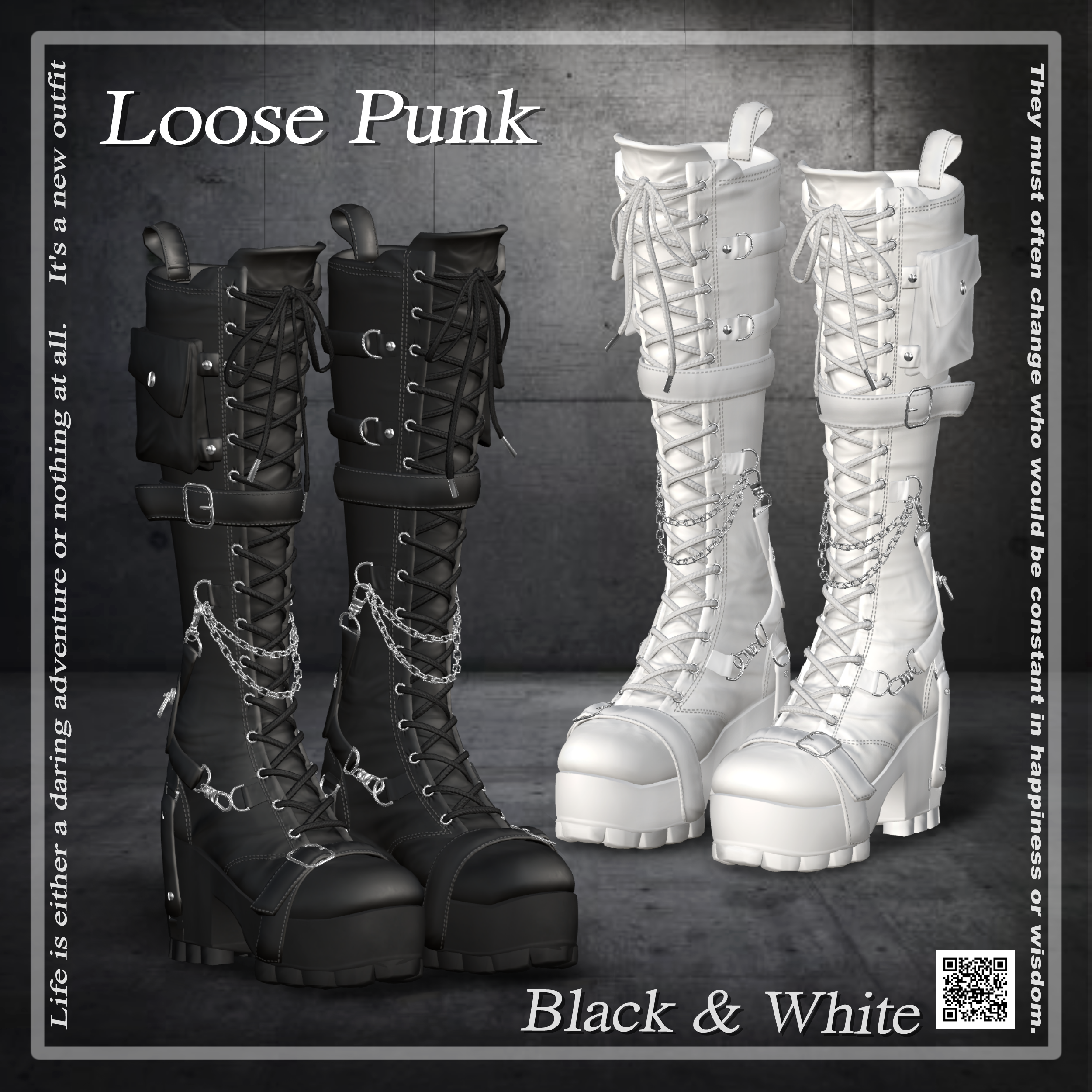 Loose Punk (for Female avatars) #3BON - 3BON - BOOTH