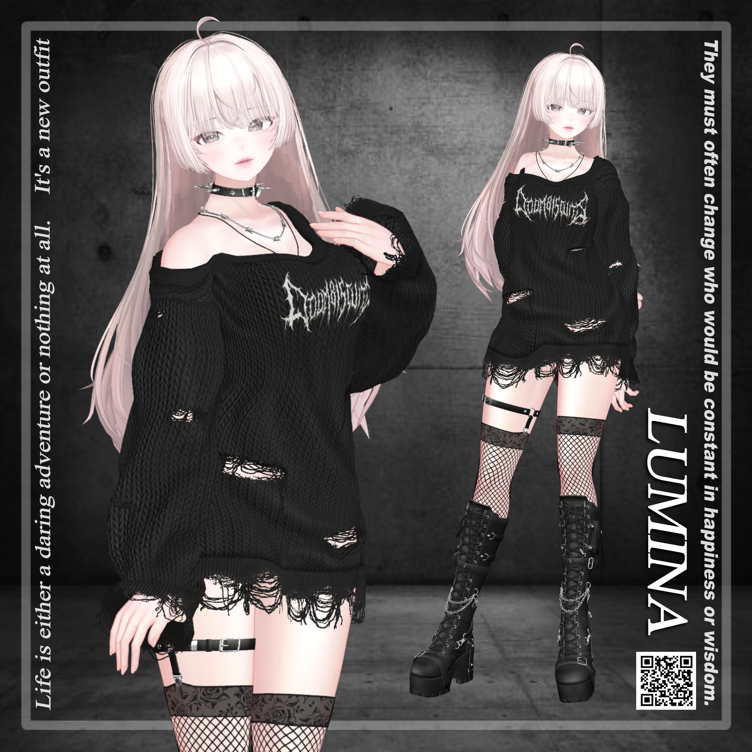 Loose Punk (for Female avatars) #3BON - 3BON - BOOTH