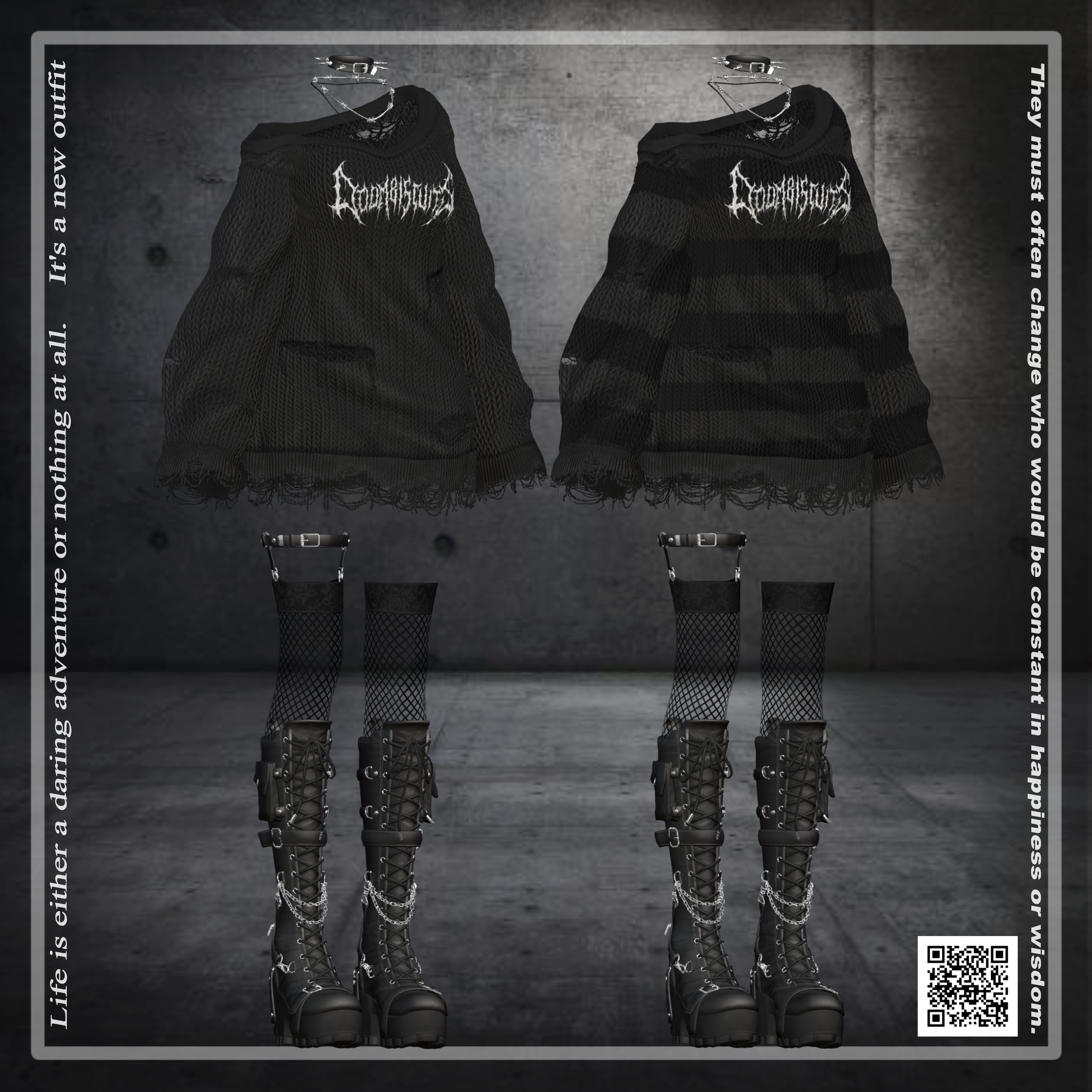Loose Punk (for Female avatars) #3BON - 3BON - BOOTH
