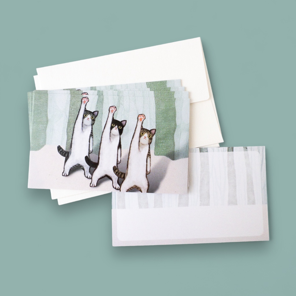 メッセージカードと封筒セット（5種類） - hiish - BOOTH