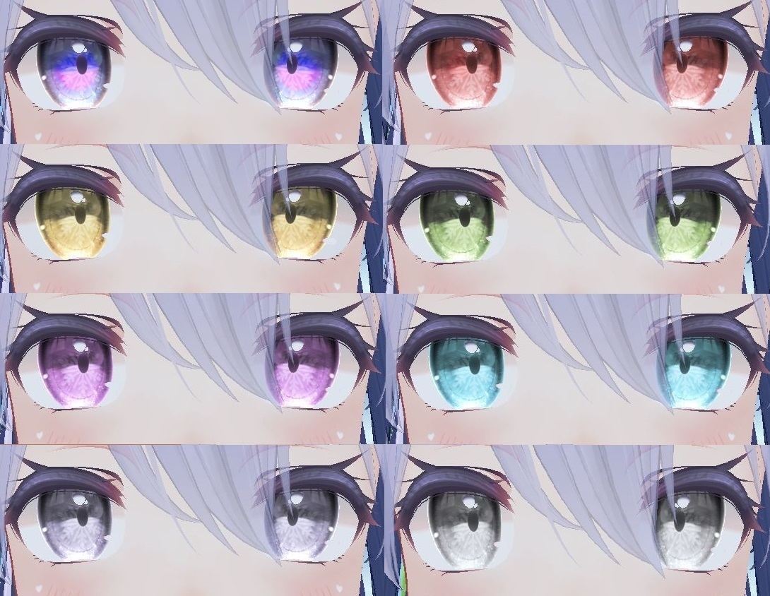 【桔梗用】Face Makeup & Snowflakes Eyes (For Christmas!) - Kino's Shop - BOOTH