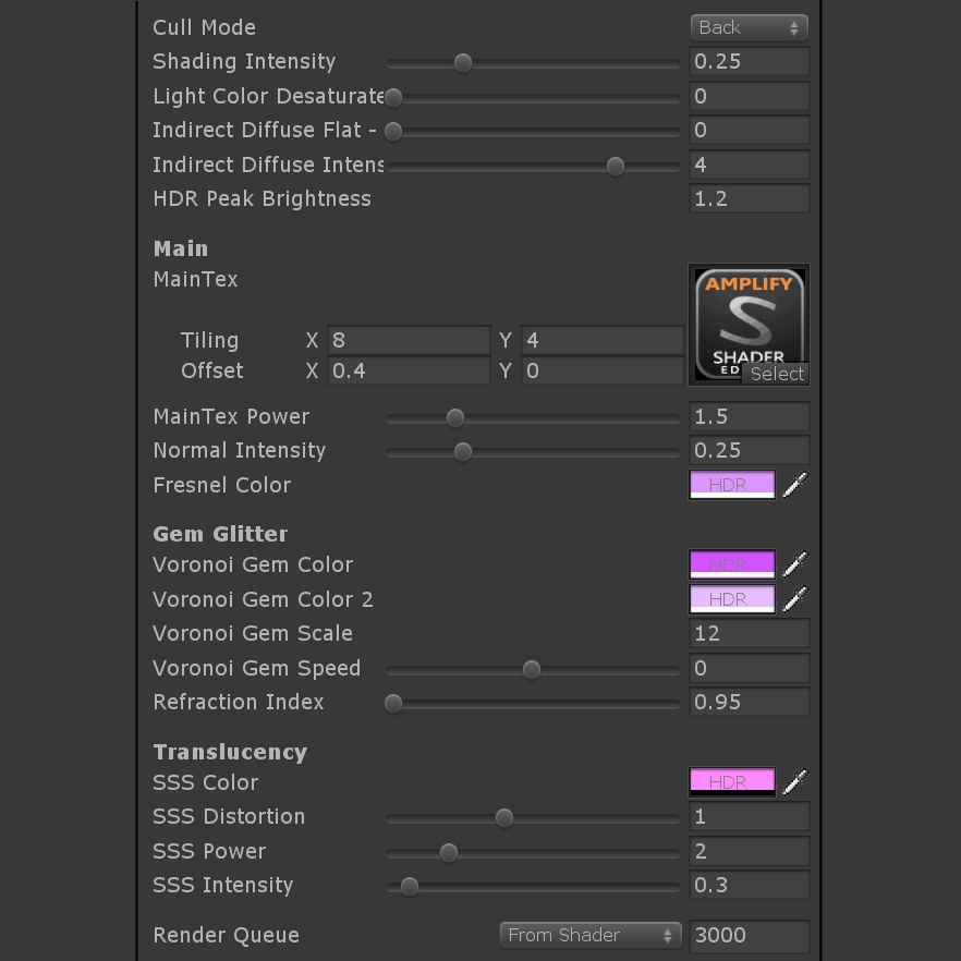 AV CL Gem Glitter [Shader] - DeltaGem Shaders - BOOTH