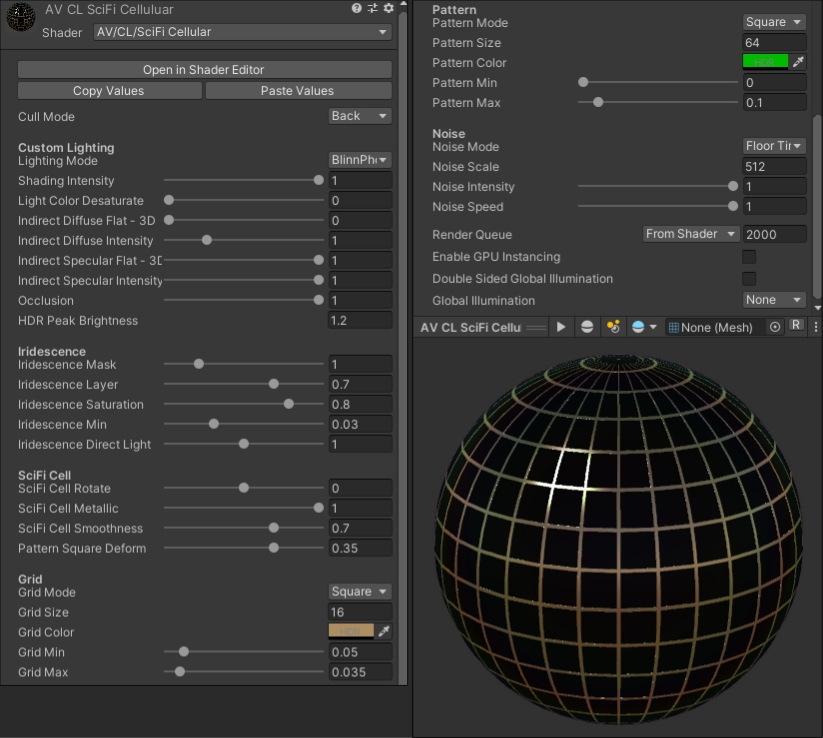 AV CL SciFi Cellular [Shader] - DeltaGem Shaders - BOOTH