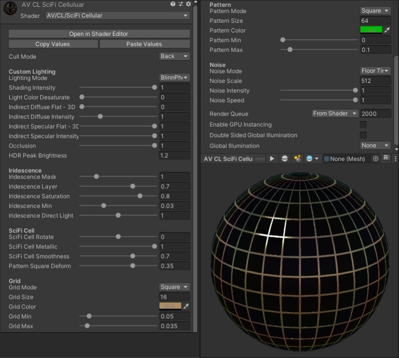 AV CL SciFi Cellular [Shader] - DeltaGem Shaders - BOOTH