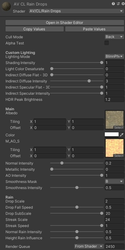 AV CL Rain Drops [Shader] - DeltaGem Shaders - BOOTH