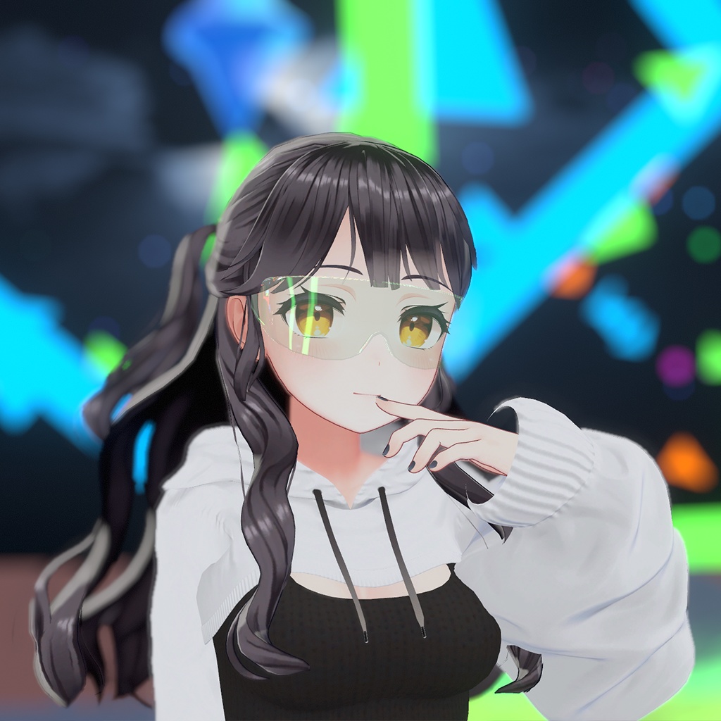 [VRC 髪型] Half twintails(6アバター対応) - Xaro - BOOTH