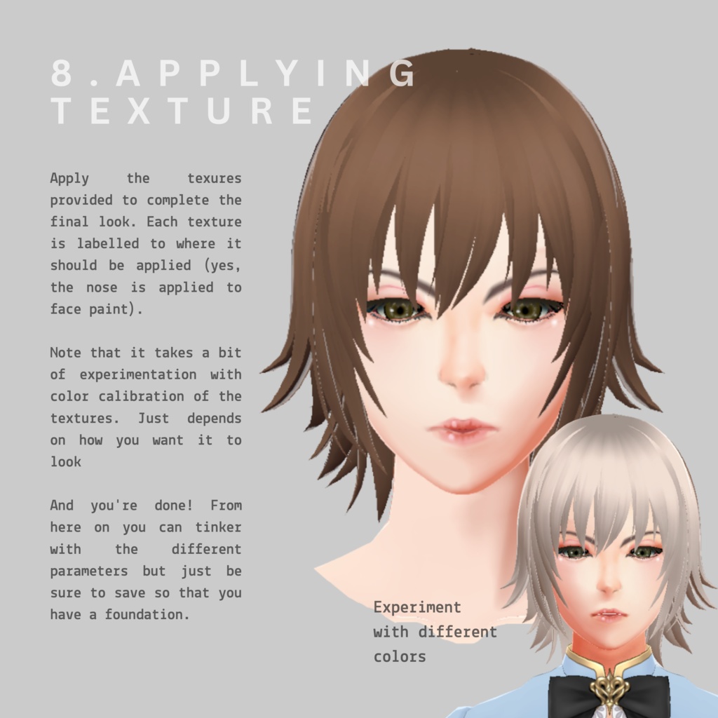 VRoid HF Textures - rusia88 - BOOTH