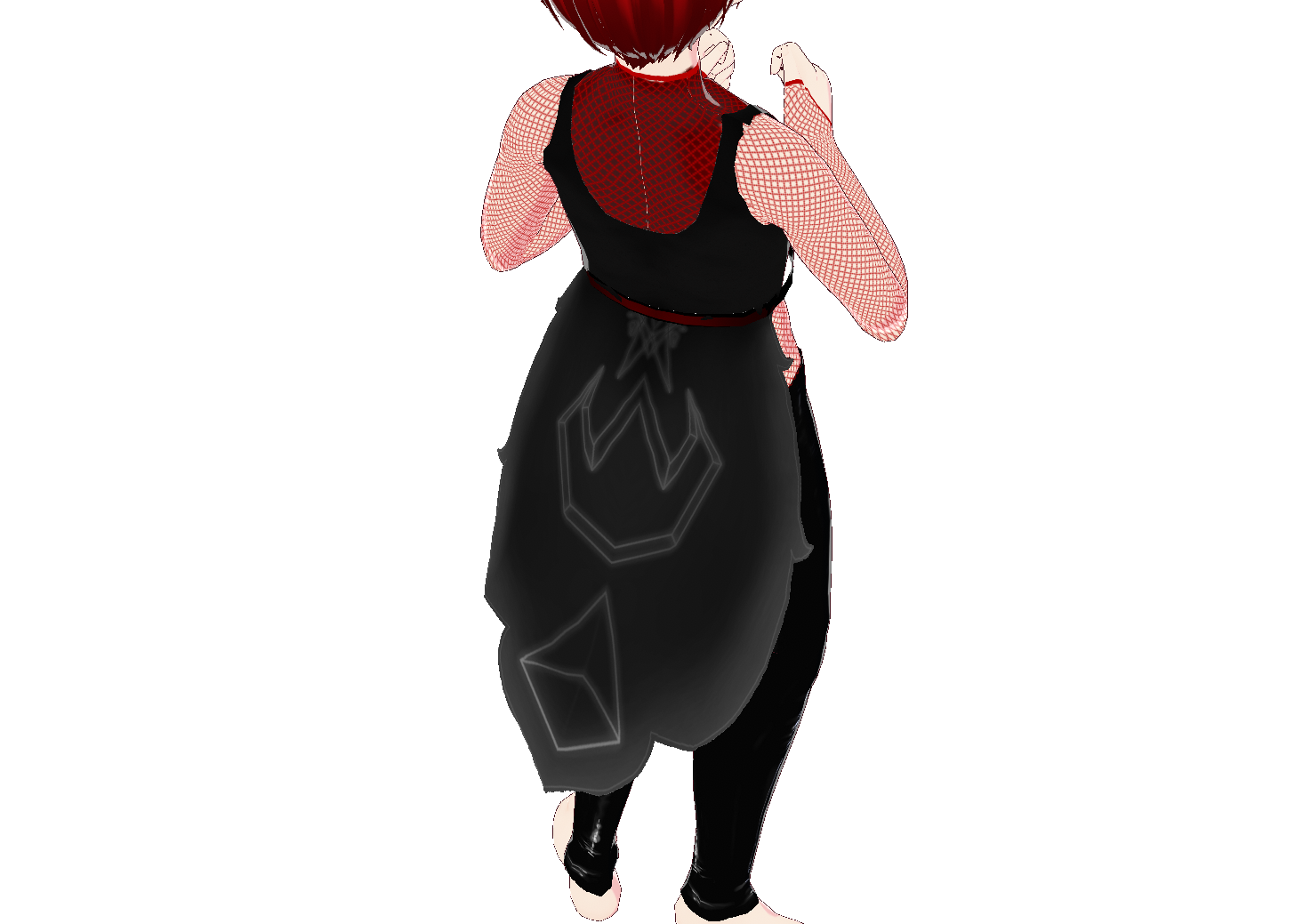 Sedoniah Royalty Vested Waist Cape | VROID CUSTOM ITEM -> DRESS ...