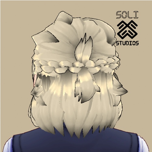 [VRoid] Genshin Impact Albedo Hair Preset - Soli's Oddities - BOOTH