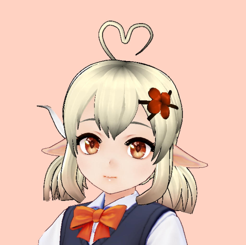 [VRoid] Genshin Impact Klee Hair Asset - Soli's Oddities - BOOTH