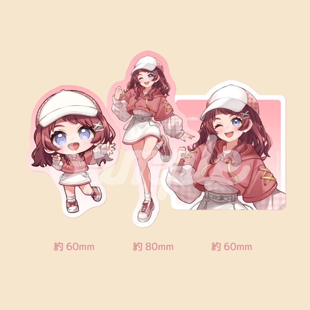 【GSF02】シールセット 【花海咲季】 - DECHI - BOOTH