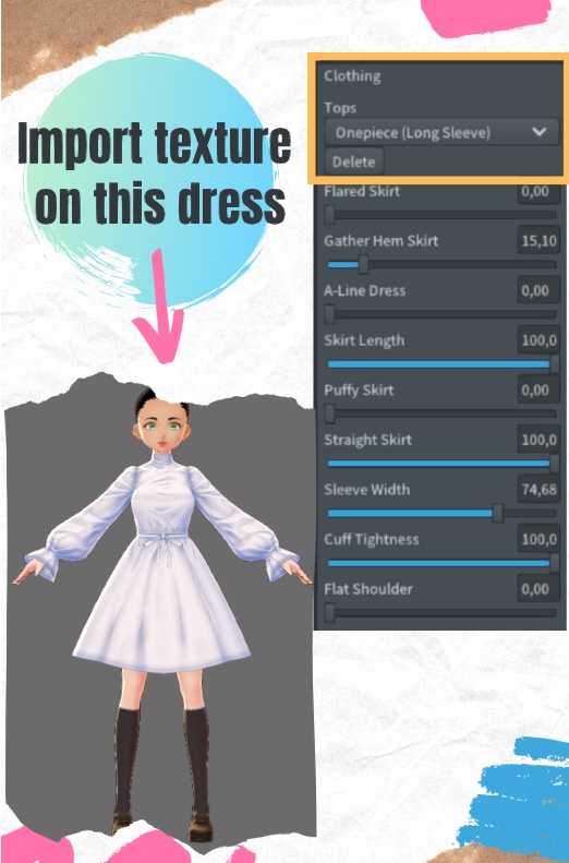 [VRoid] Pirate Dress texture - arinvern & boro Shop - BOOTH