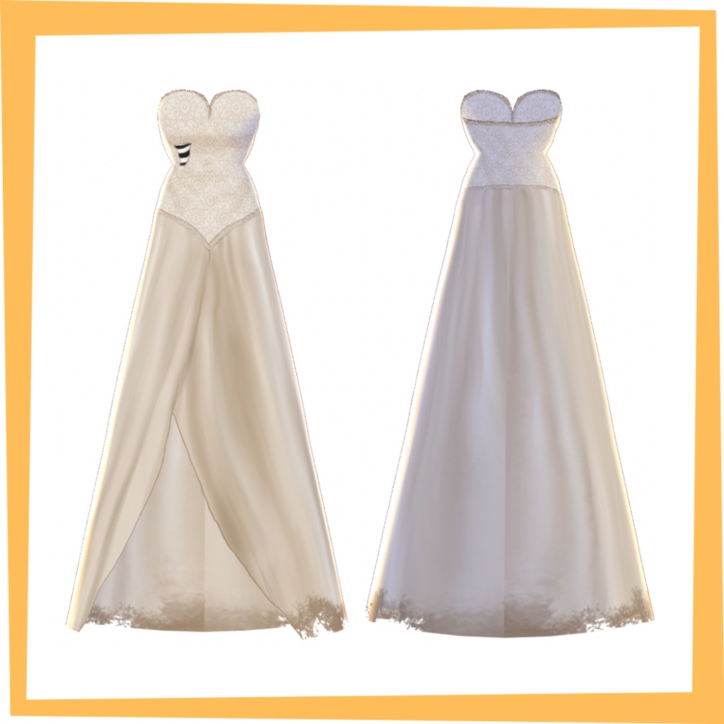 [VRoid Studio Texture] Corpse bride dress - Wedding dress - arinvern ...