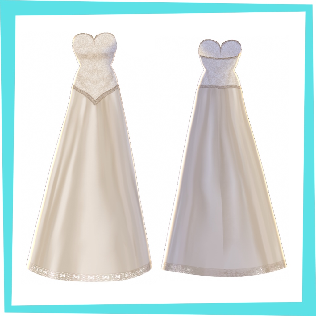 [VRoid Studio Texture] Corpse bride dress - Wedding dress - arinvern ...