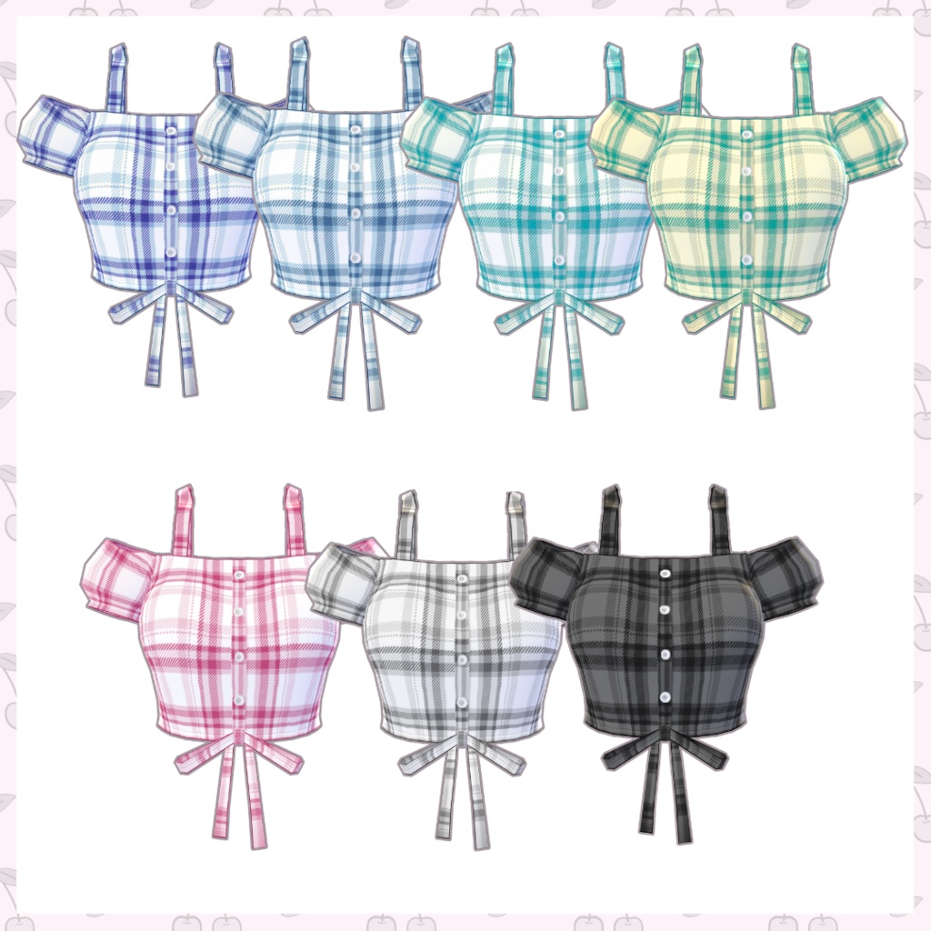 [VRoidStudio] Textures - Shirts and skirts - arinvern & boro Shop - BOOTH