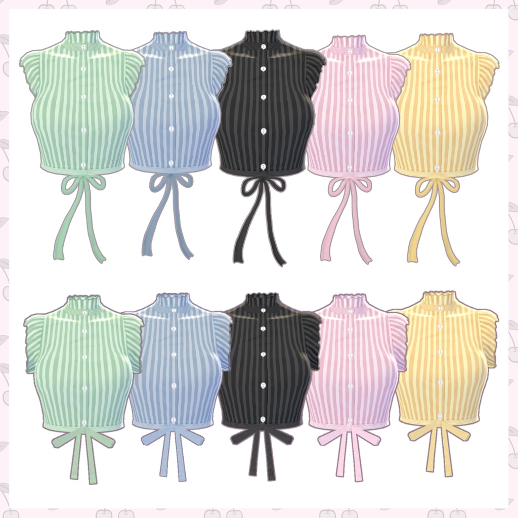 [VRoidStudio] Textures - Shirts and skirts - arinvern & boro Shop - BOOTH