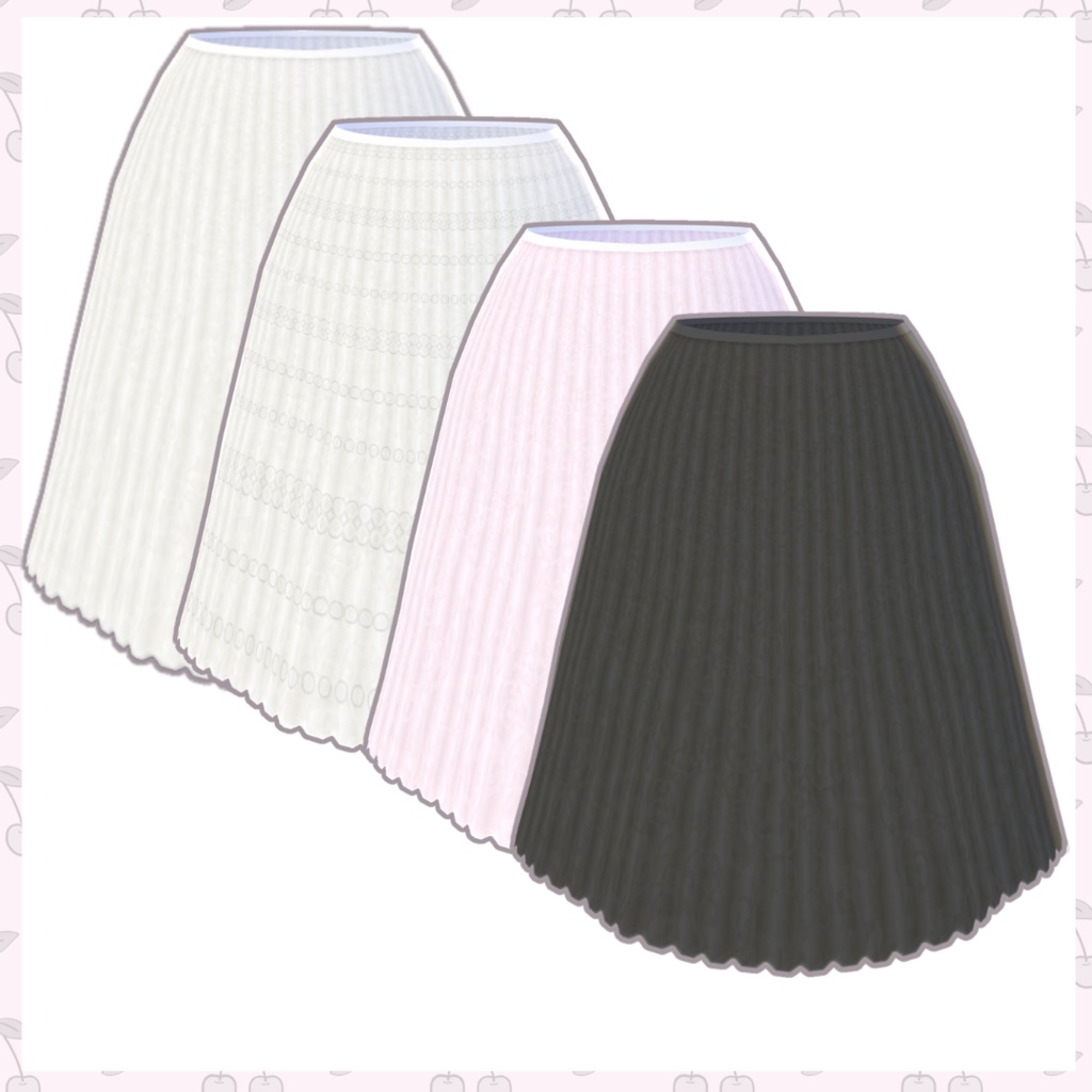 [VRoidStudio] Textures - Shirts and skirts - arinvern & boro Shop - BOOTH