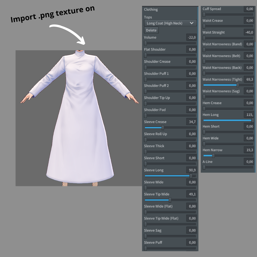 [Vroid texture] Vampire dress - arinvern & boro Shop - BOOTH