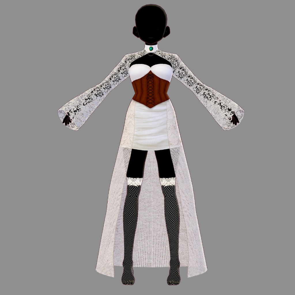 [Vroid texture] Vampire dress - arinvern & boro Shop - BOOTH