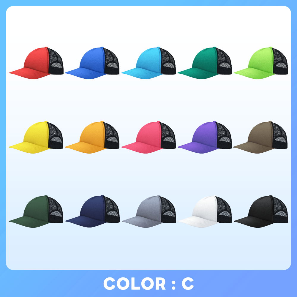 【VRoid カスタムアイテム対応！】メッシュキャップ ベーシック Basic Trucker Cap - F/A インダストリーズ - BOOTH