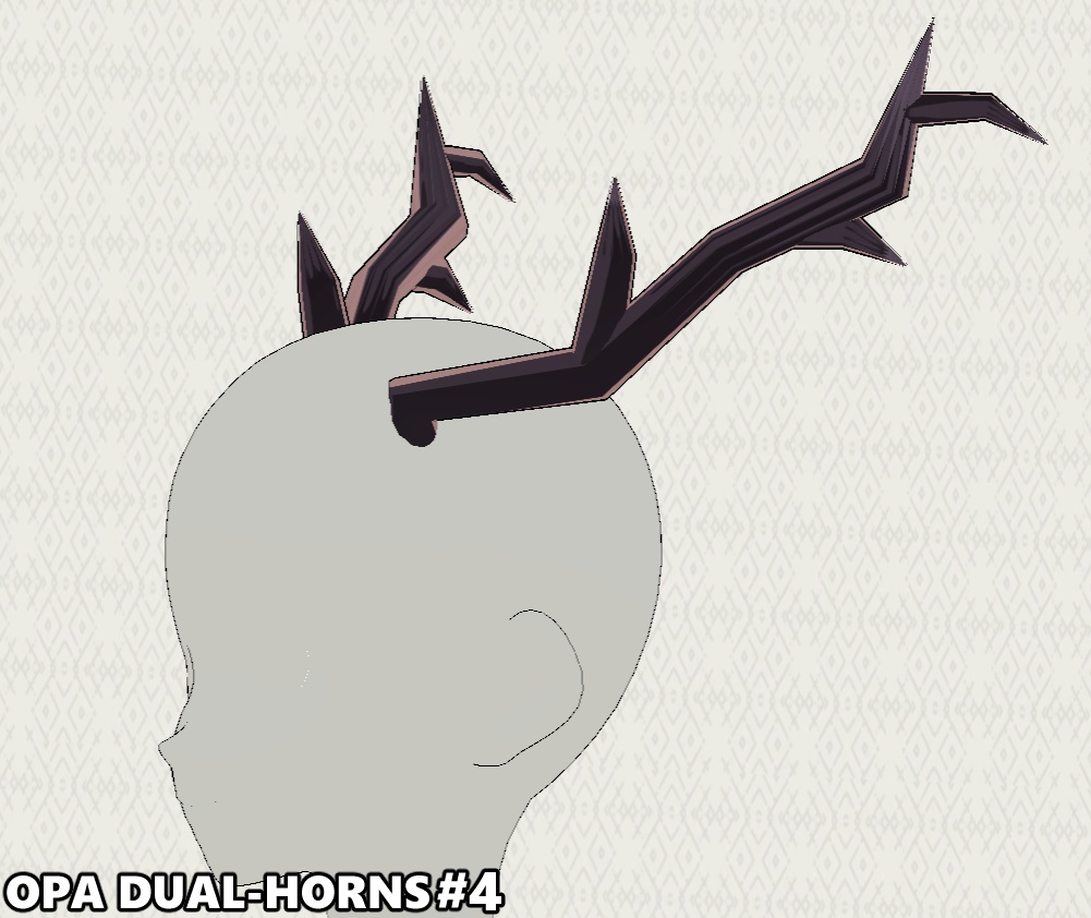 VRCHAT - OPA DUAL-HORNS #4 - OPA MODEL SHOP - BOOTH