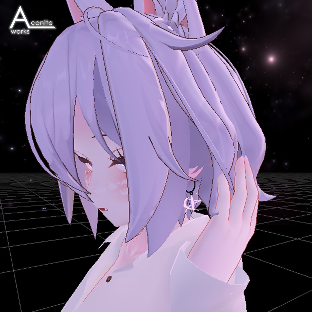 [3D model]Crystal Earring. (クリスタル イヤリング) + Animation - Aconite0101 ...