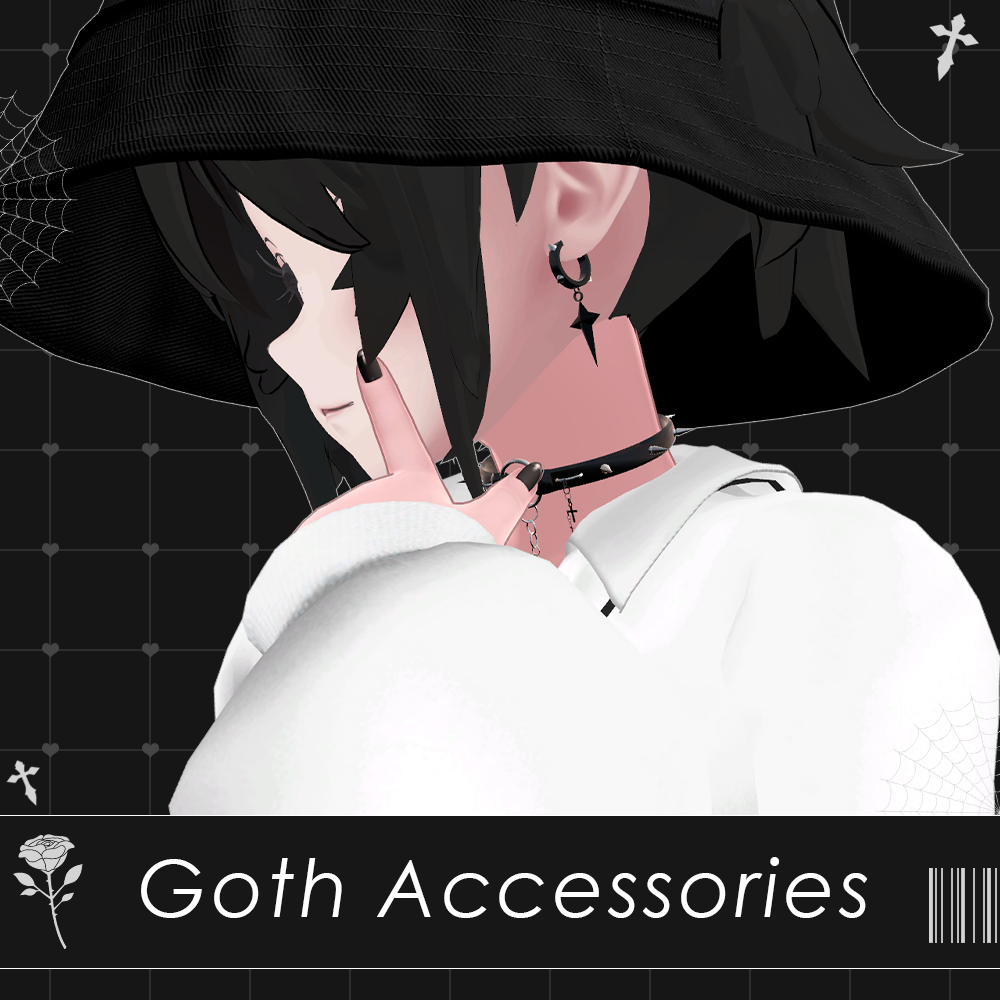 [3D Model] ⛧Goth Accessories Pack ♰ ゴシック アクセサリー (PB) - Aconite0101 ...